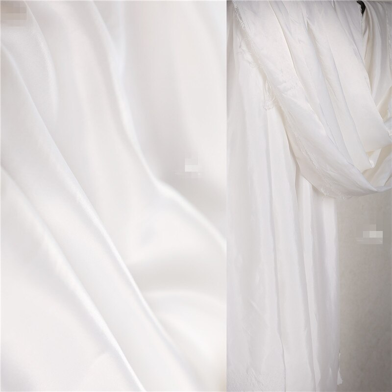 50cm*150cm/piece White satin rayon fabric fabric – Grandado