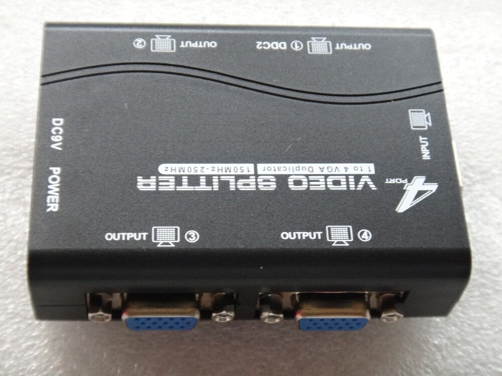Year Flashcolor 1 to 4 ports VGA video splitter 1-... – Grandado