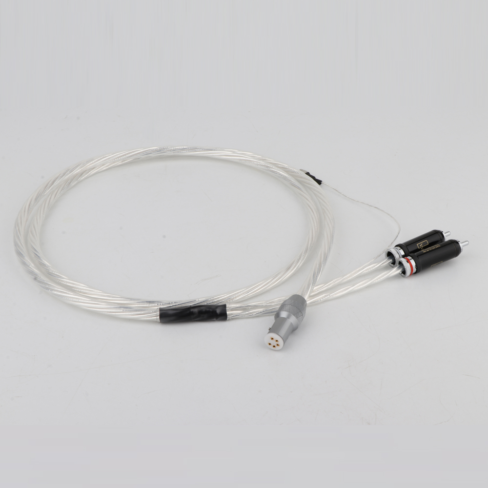 Hifi Tonearm Cable 5 Pin Xlr to RCA Wire OFC Silve... – Grandado