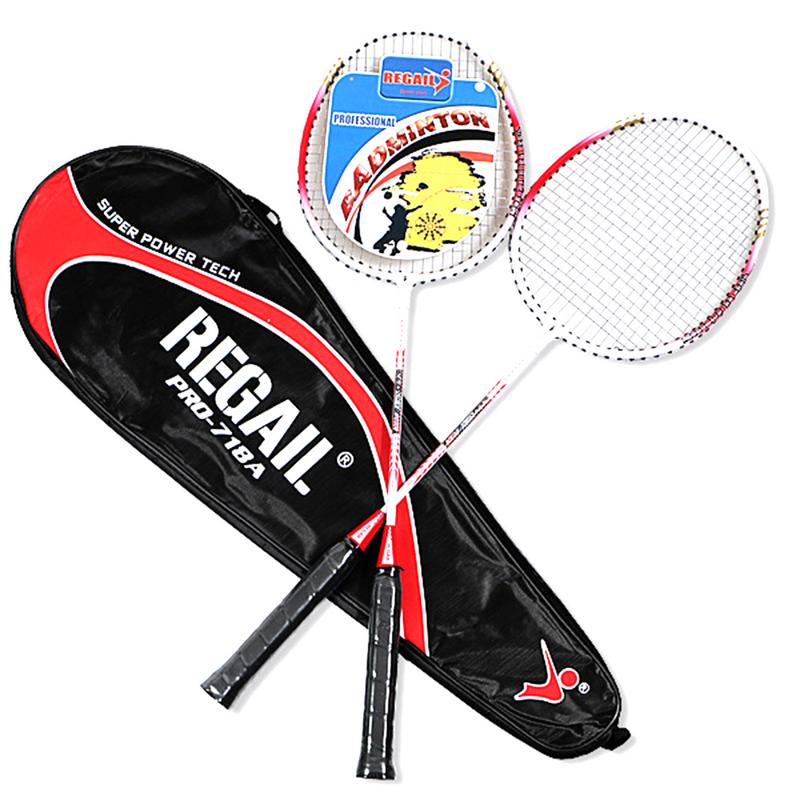 1 Pair Badminton Rackets Light Weight Carbon Badmi... – Vicedeal