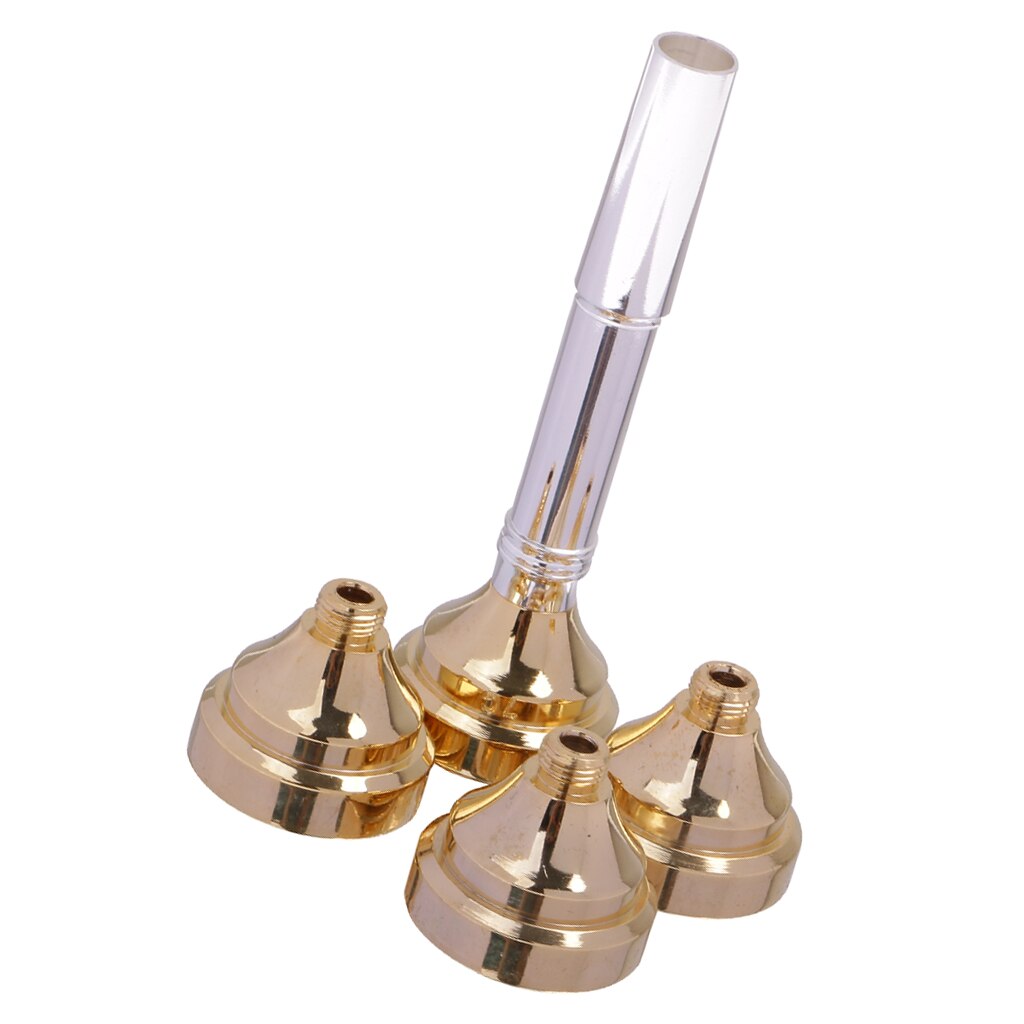 3C 5C 7C 1 1 / 2C Trumpet Mouthpiece Gold-plated S... – Grandado