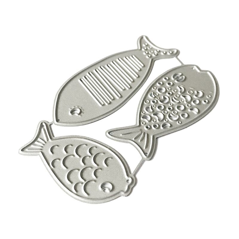 Fish Metal Cutting Dies Stencil Scrapbooking DIY A... – Grandado