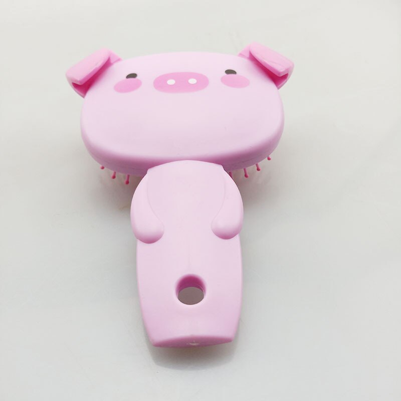 Hair Brush Scalp Massage Cute Cartoon Pig Combs Fo... – Grandado