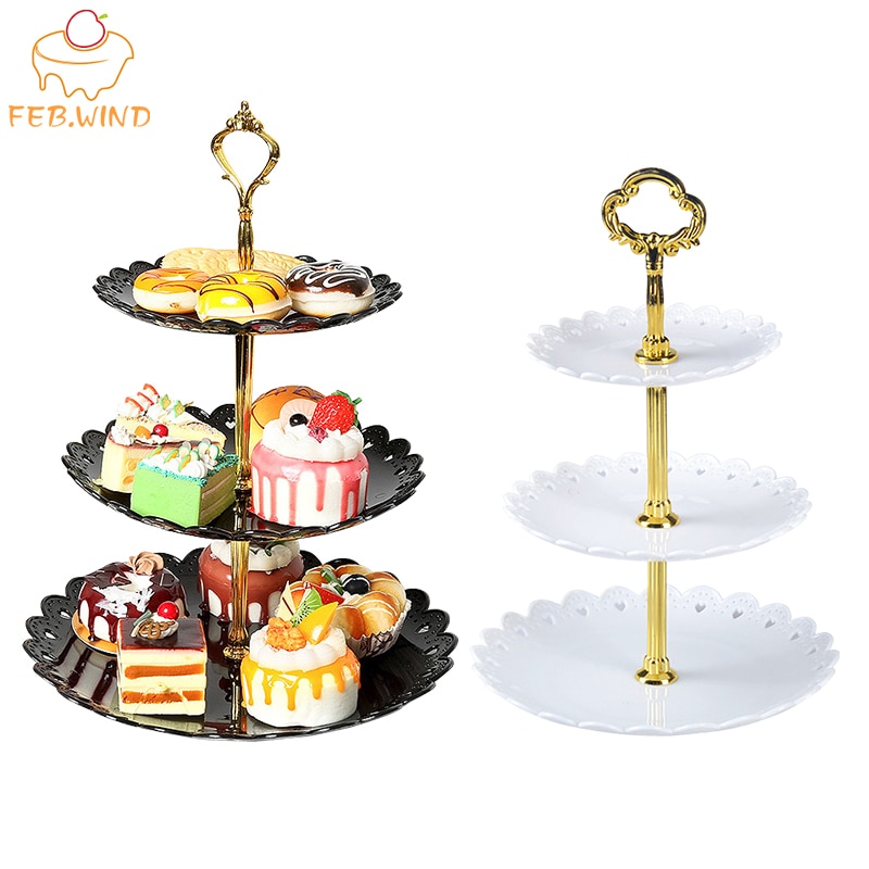 3 Tiers Sweets Candy Cake Stand for Wedding Party ... – Vicedeal
