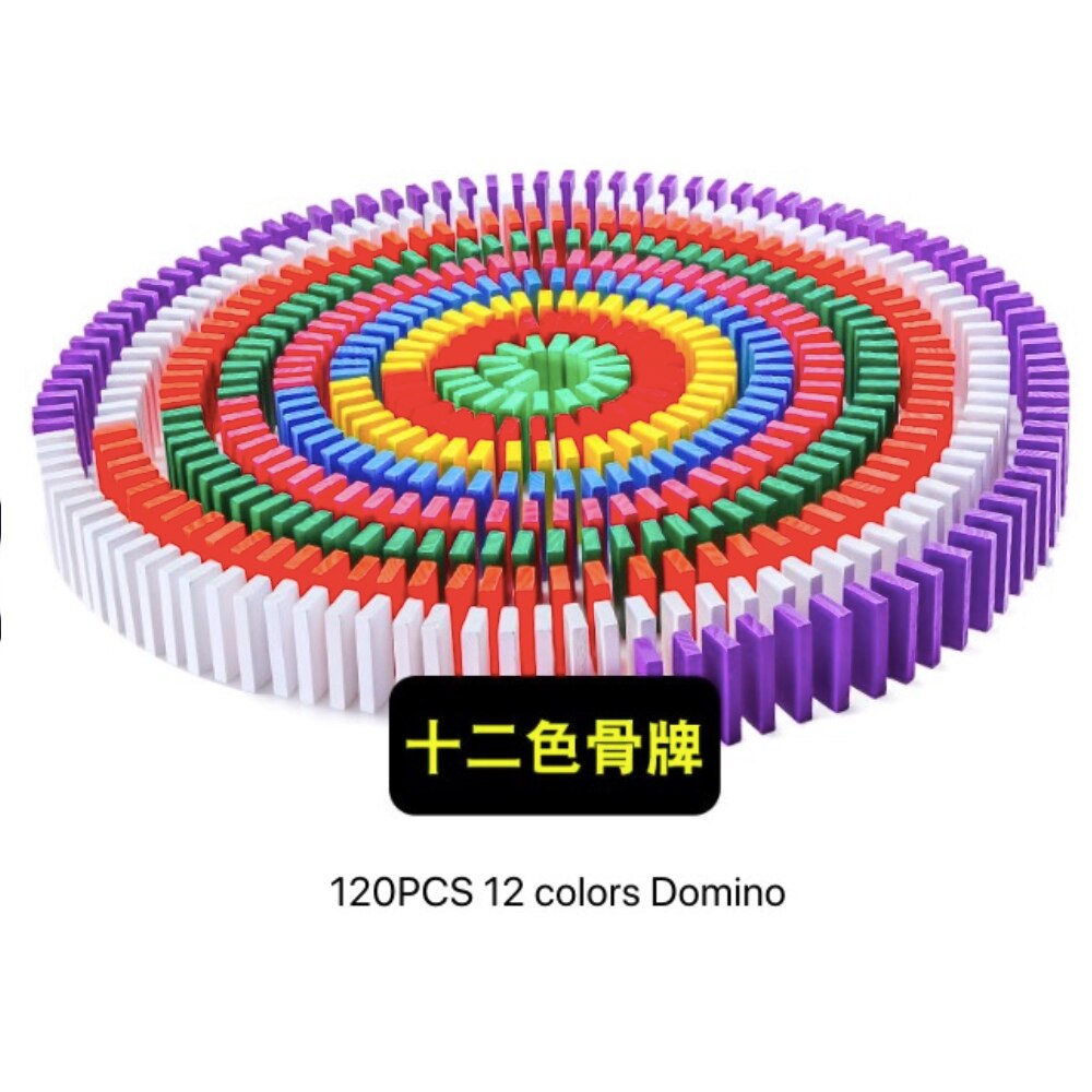 Board game toys domino set painting wooden kids do... – Vicedeal