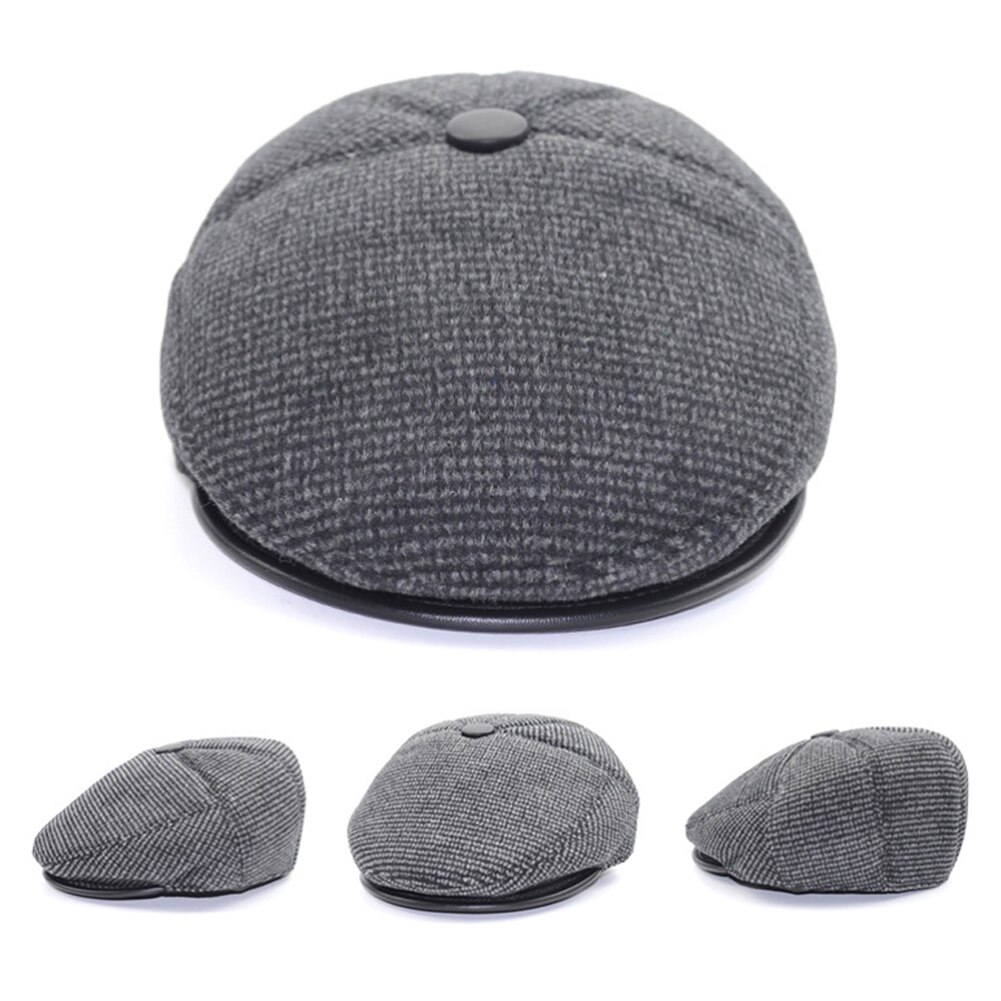 Men Senior Baker Panel Flat Cap Hat Newsboy Retro ... – Vicedeal