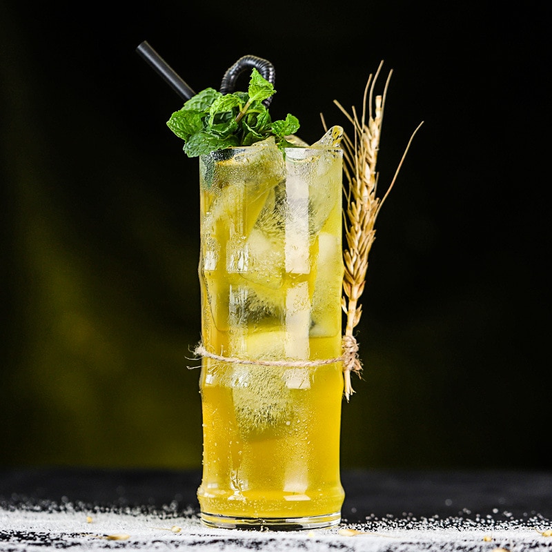 Bamboo-sShaped Glass Cup Colin Hypo Juice Cold Dri... – Grandado