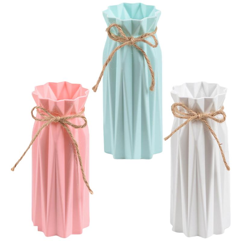 3pcs Paper Folding Vase Decor Plastic Unique Flowe... – Grandado