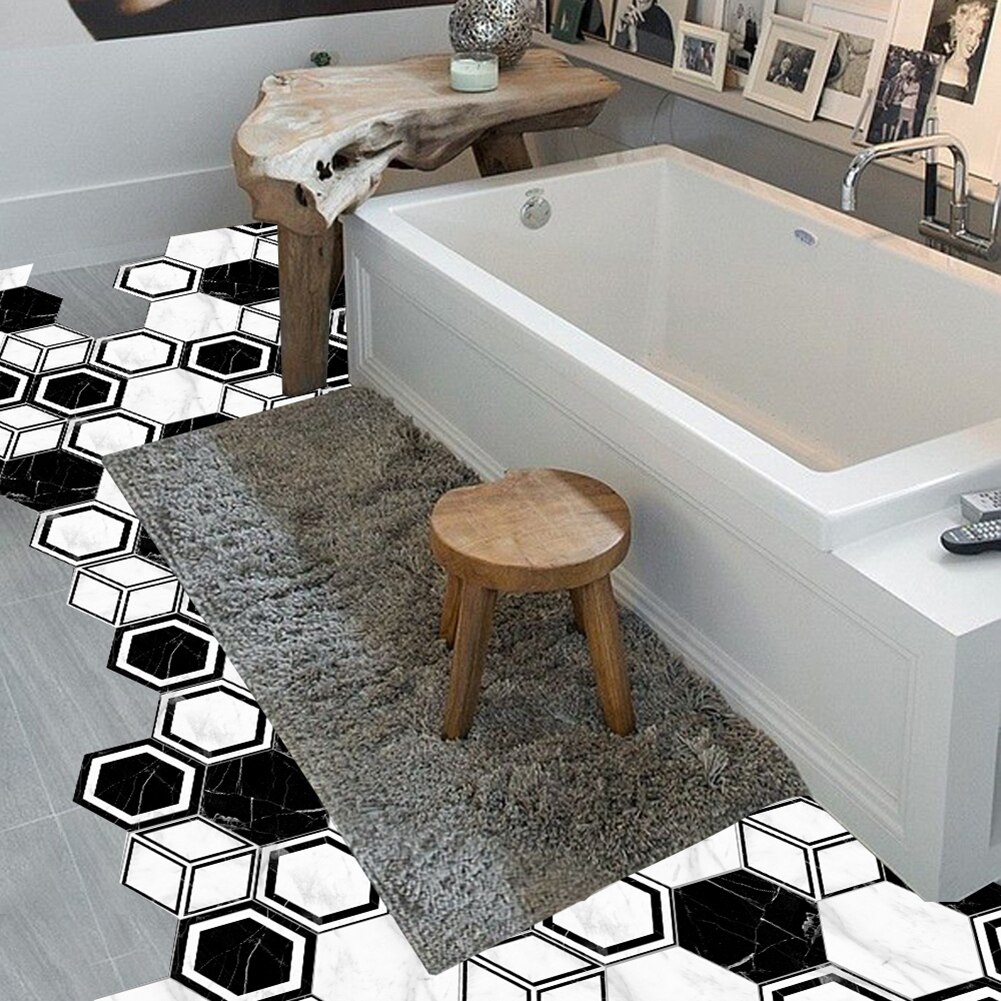 Self-adhesive Waterproof Art Mural Decal 10pcs Hex... – Grandado