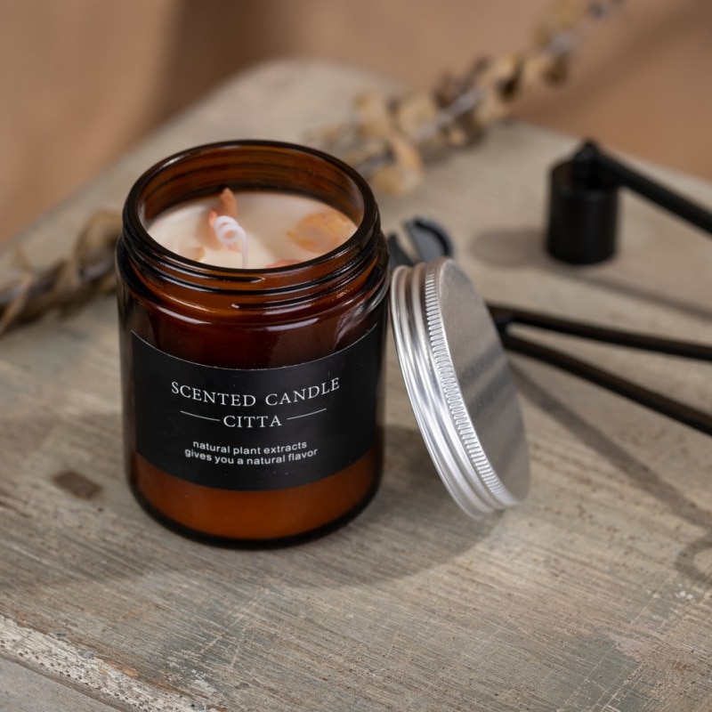 Handmade Scented Candle Natural Soy Wax Home Decor... – Grandado