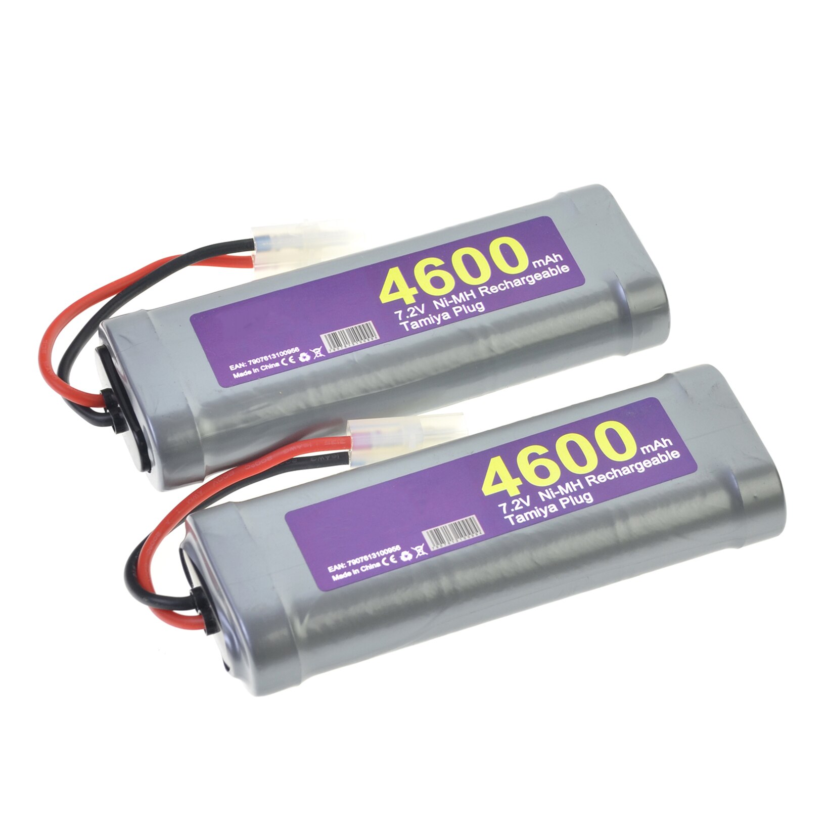 1-5pcs 7.2V 4600mAh Gray rechargeable battery NiMH... – Grandado