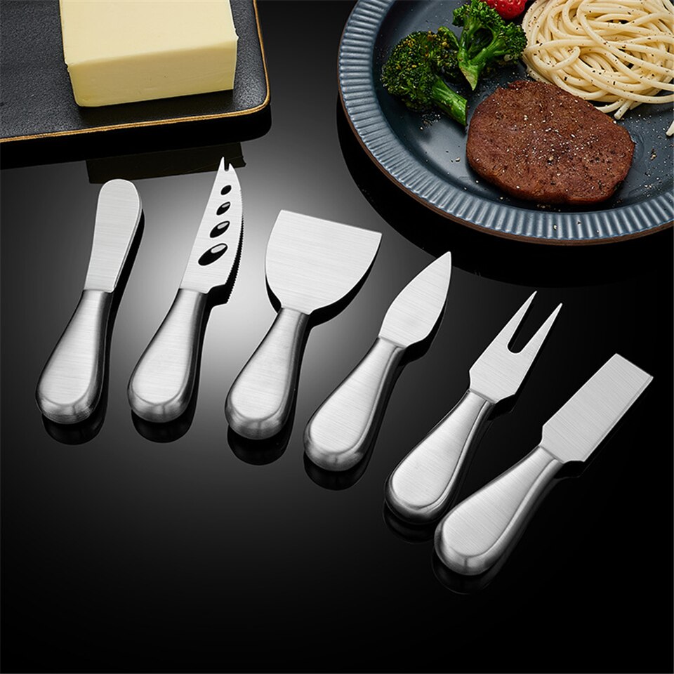 Cheese Cutlery 6Pcs Gold Knife Kitchen Gadgets Ret... – Vicedeal