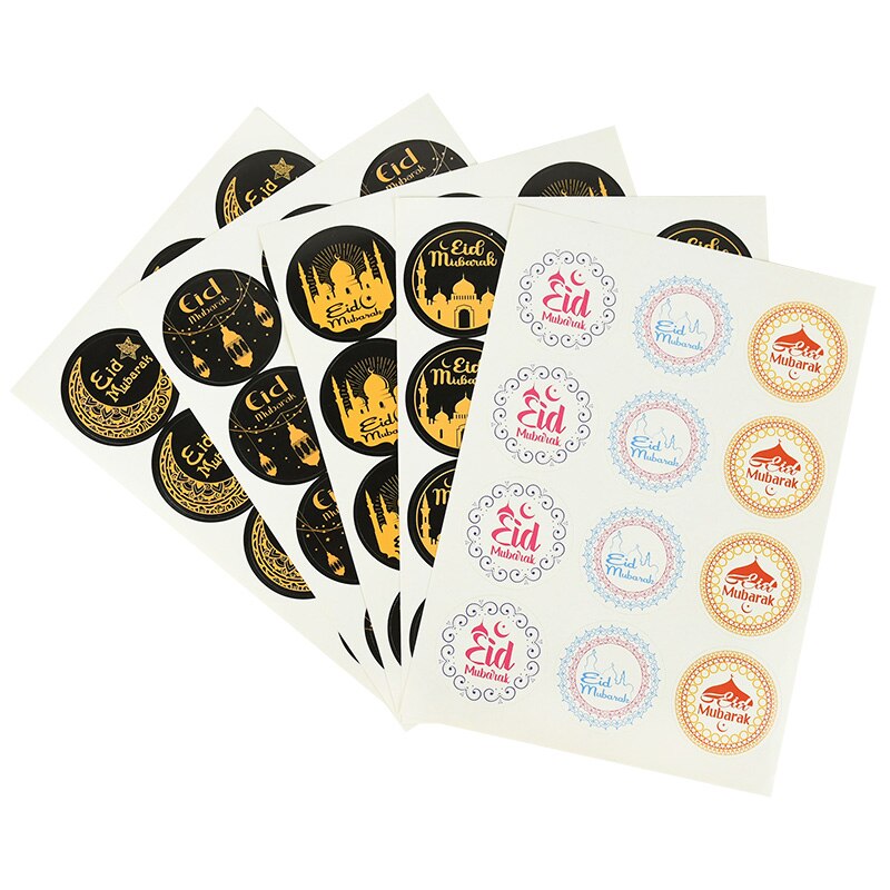 90/120pcs EID Mubarak Decor Stickers Ramadan Karee... – Vicedeal