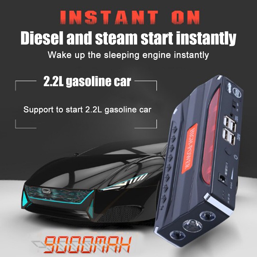 12V Car Jump Starter Portable Jump Starter Power B... – Vicedeal