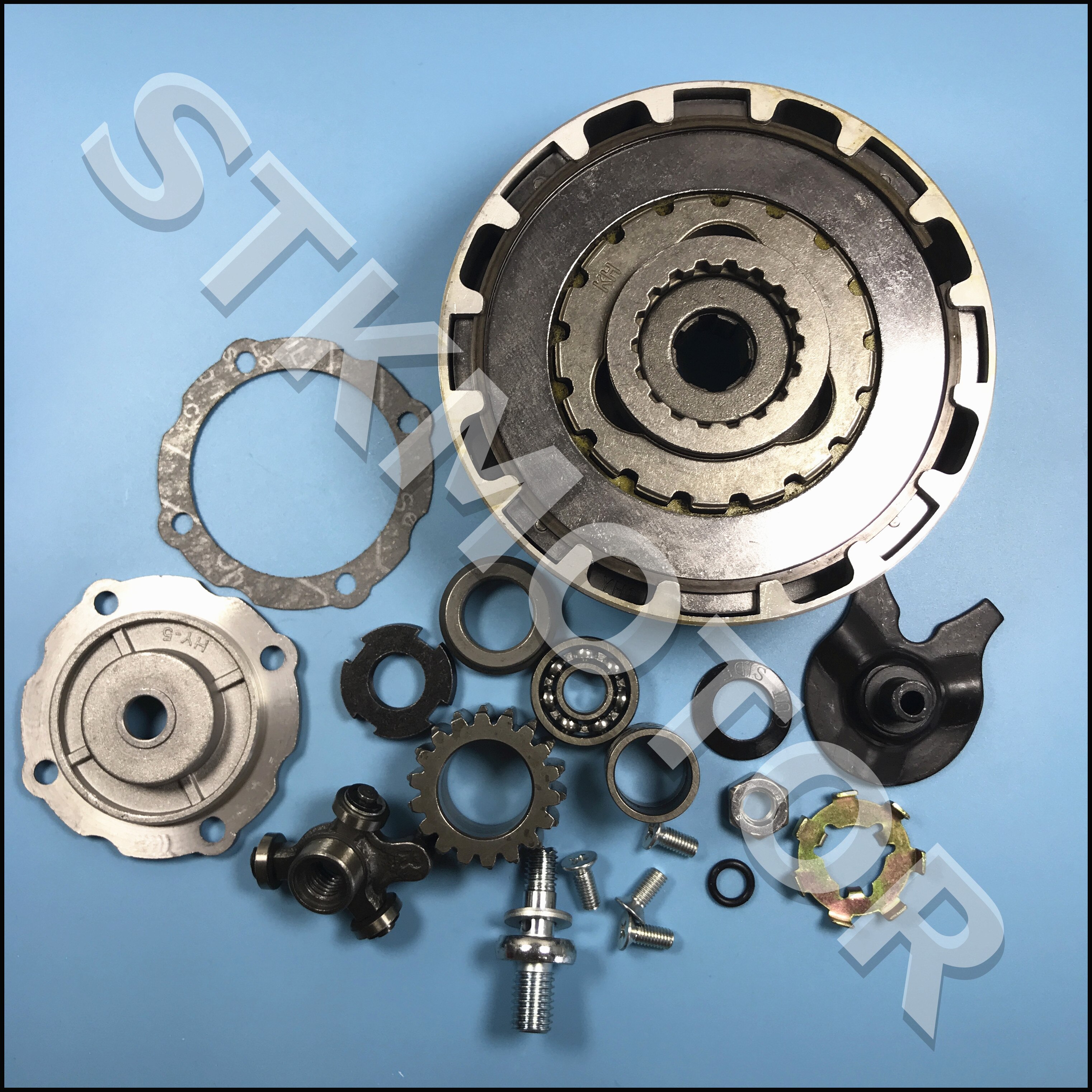 125 Cc Clutch 17-Tooth Clutch Assembly For 110cc & 125cc ATV & Go-Kart ...