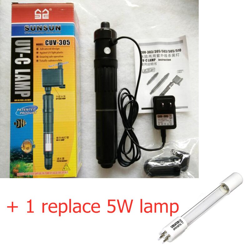 Aquarium UV Submersible Sterilizer, Water Clarifie... – Grandado