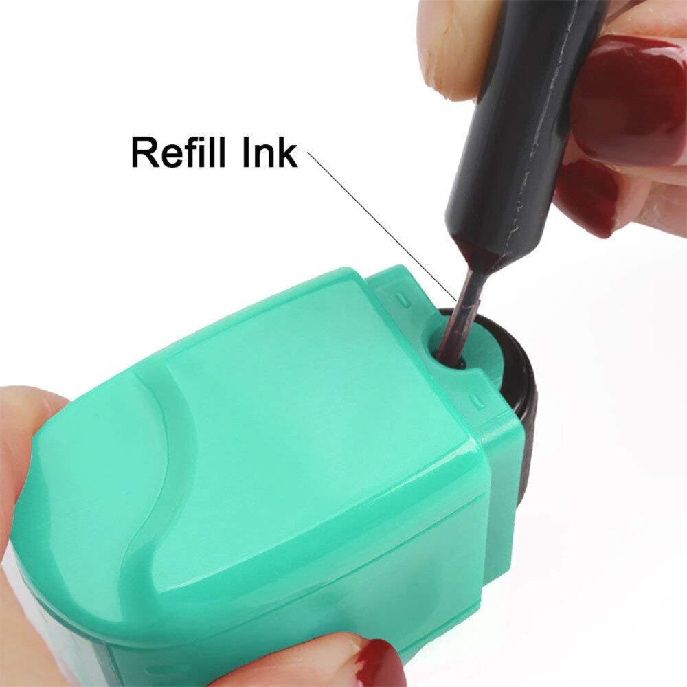 Roller Self Inking Stock Stamp Seal Theft Protecti... – Grandado