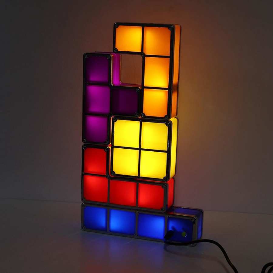 Puzzle Stackable LED Light Colorful Block Construc... – Vicedeal