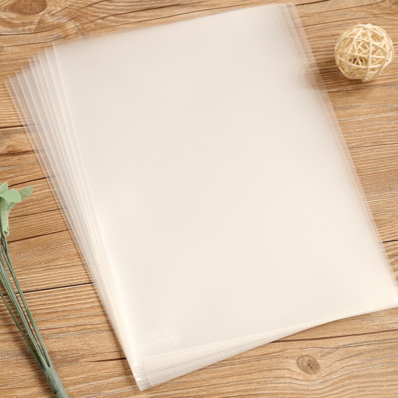 Deli L type folder 20pcs/set transparent single pa... – Grandado Deli L type folder 20pcs/set transparent single pa... – Grandado