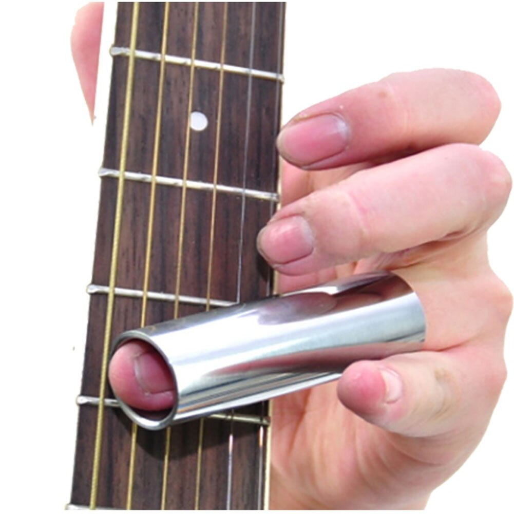 Metal Guitar Bass Slider Tube Finger Sleeve Musica... – Grandado