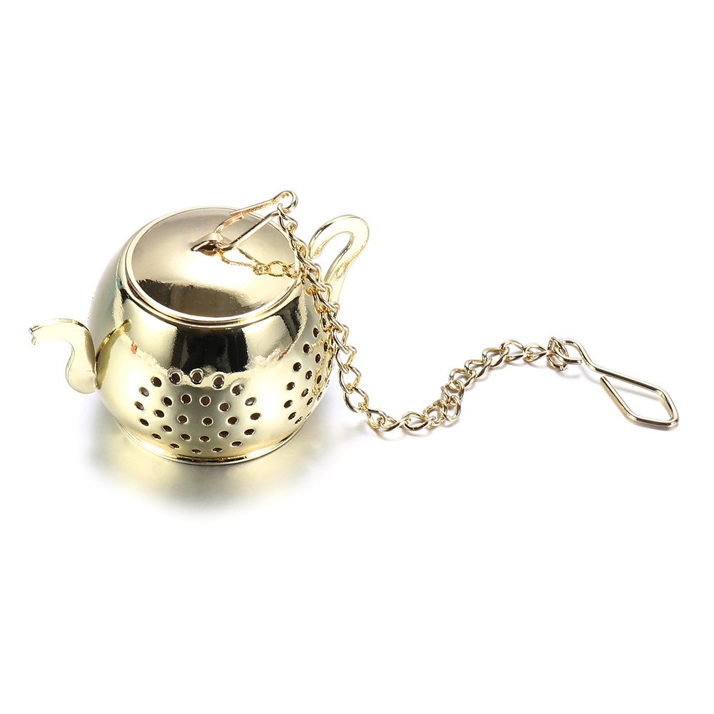 Teapot Shape Tea Strainer Stainless Steel Loose Te... – Grandado
