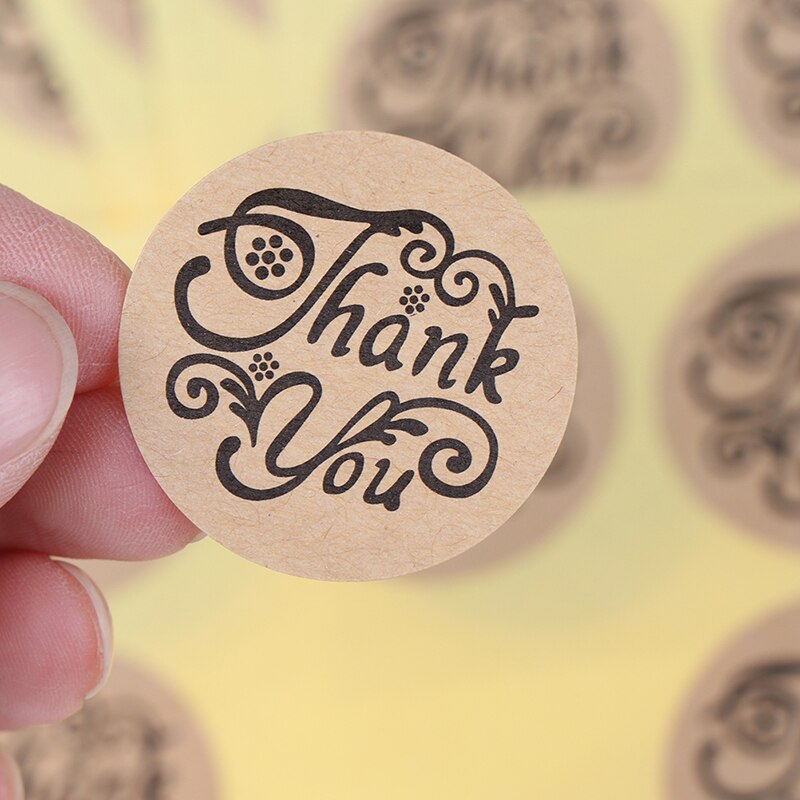 120Pcs Ronde Dank U Zelfklevende Sticker Scrapbook... – Vicedeal