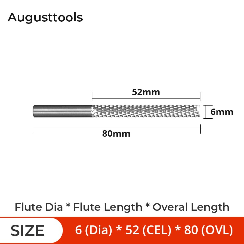 Augusttools 1pcs 3.175/4/6mm Carbide Tungsten Corn... – Grandado