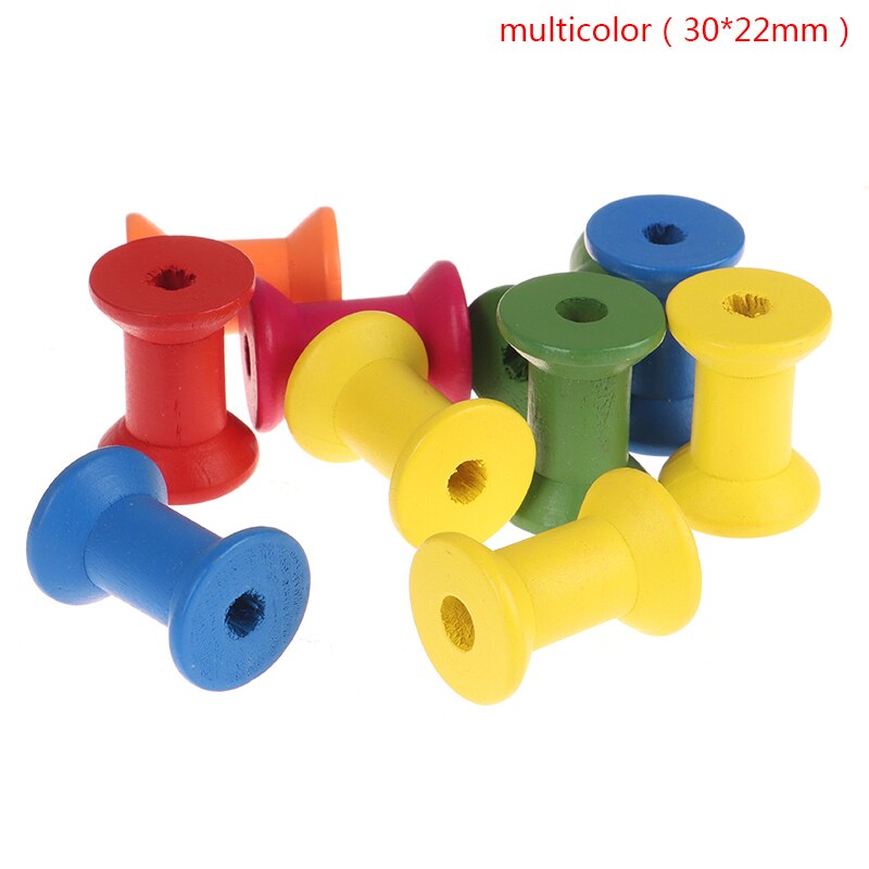 10Pcs/Pack Thread Wire Tools Wooden Bobbins Spools... – Grandado
