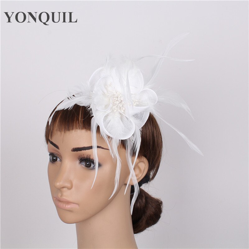 Wedding chic party lady hats Fascinator headwear w... – Grandado