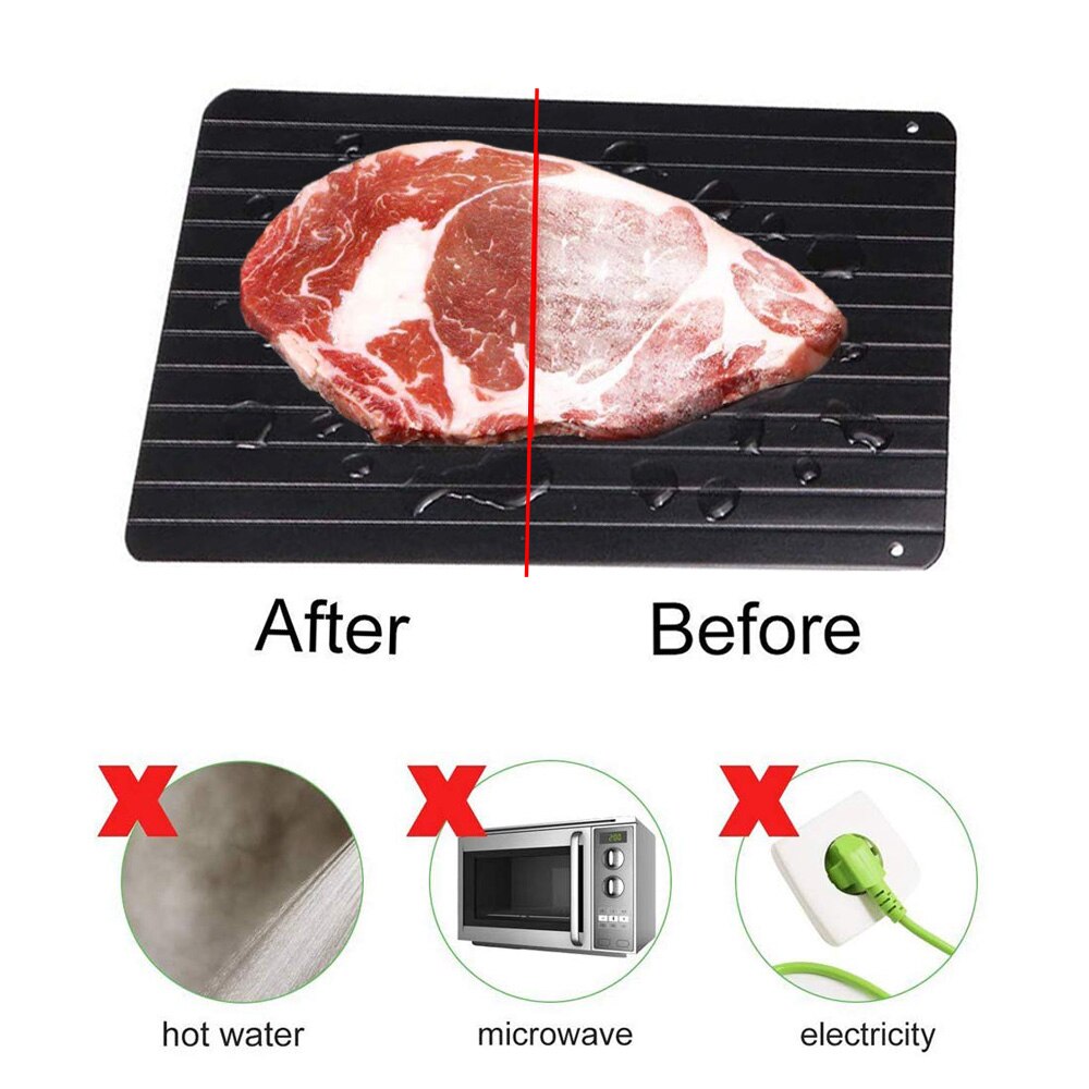 Fast Defrosting Tray Food Meat Fruit Thaw Frozen Q... – Vicedeal