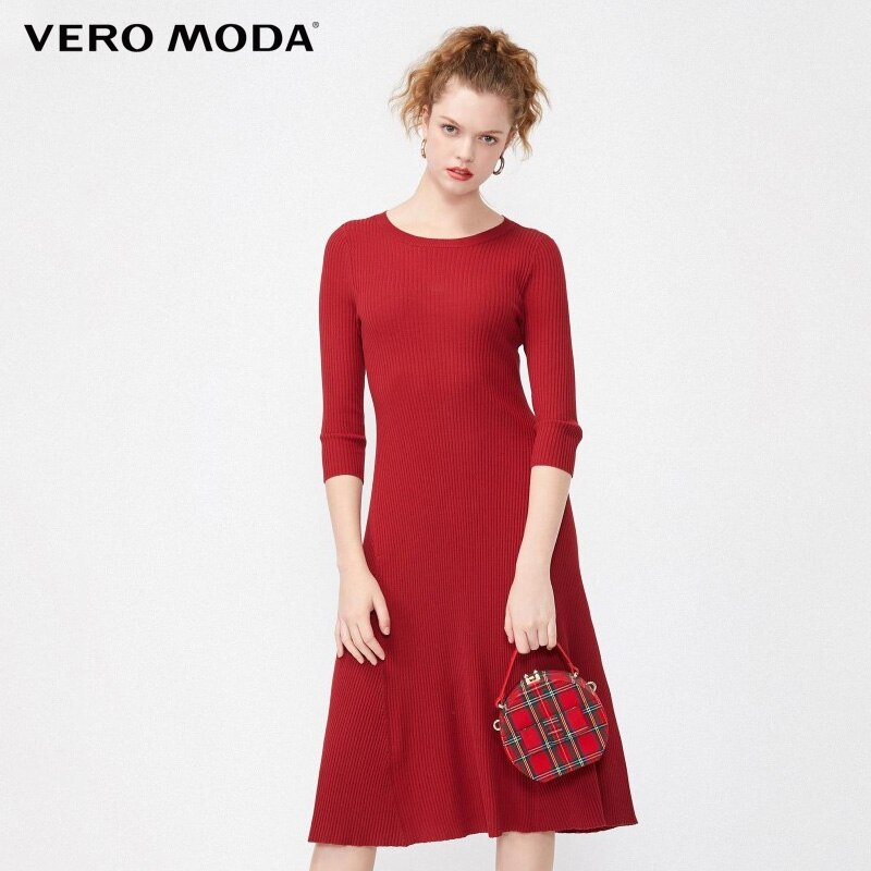 Vero Moda Women swing fishtail Slim knit dress | 3... – Vicedeal