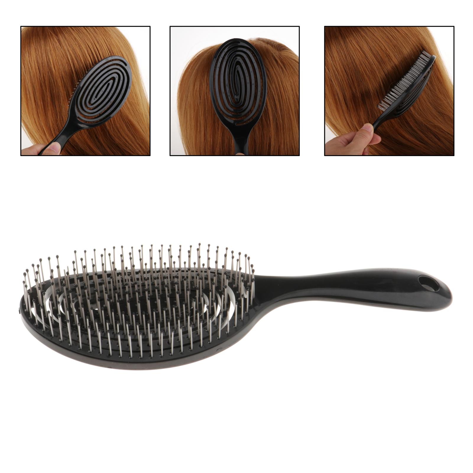Tangle Comb Brush Massage Styling w/ Handle Comb H... – Grandado