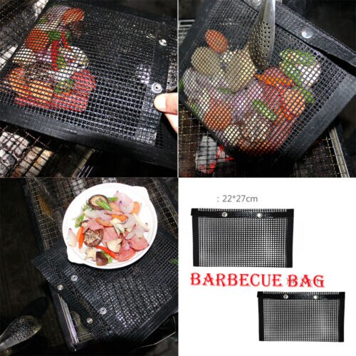 Zwarte Non-stick Grillen Bakken Tas Picknick Tool ... – Vicedeal