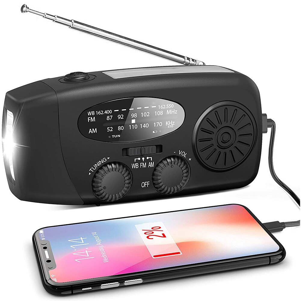 Multifunctional Hand radio Solar Crank Dynamo Powe... – Vicedeal
