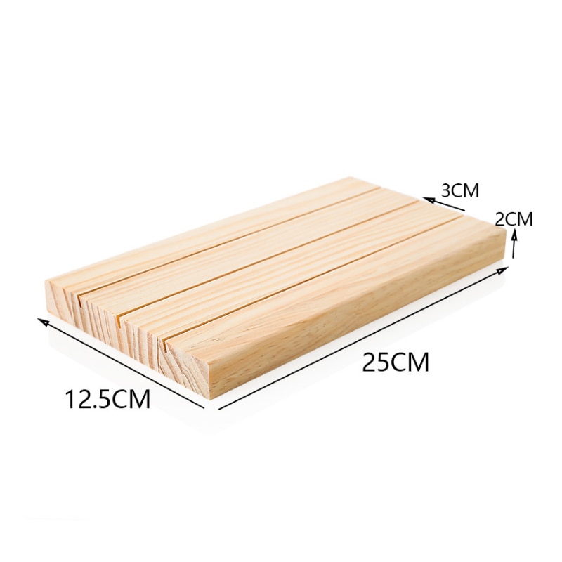 Solid Wood Earrings Jam Paper Jewelry Display Prop... – Grandado