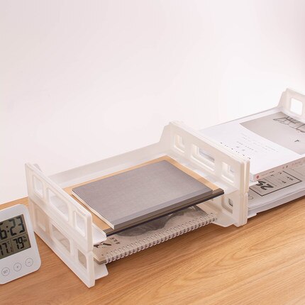2 Layers/set White File Tray Office Organizer Desk... – Grandado
