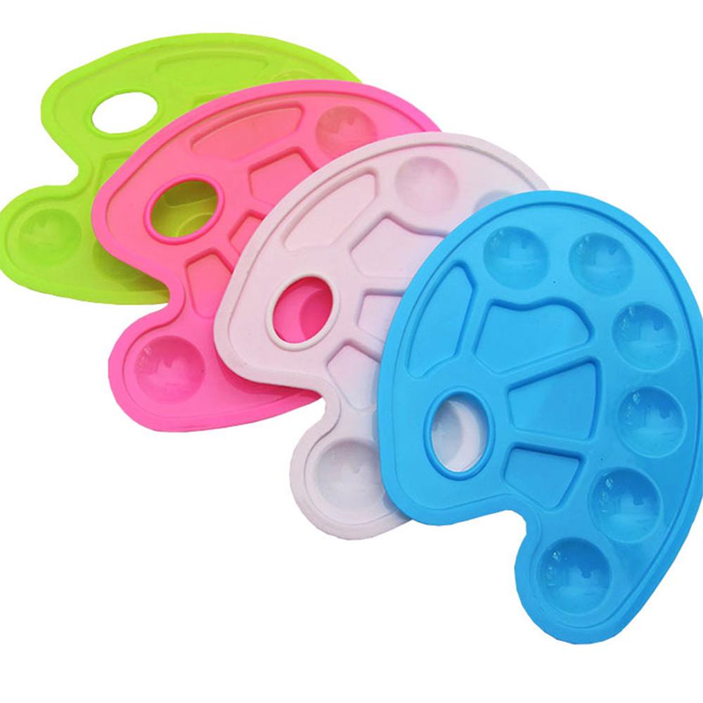 white, pink, green, blue Painting Palette Children... – Vicedeal