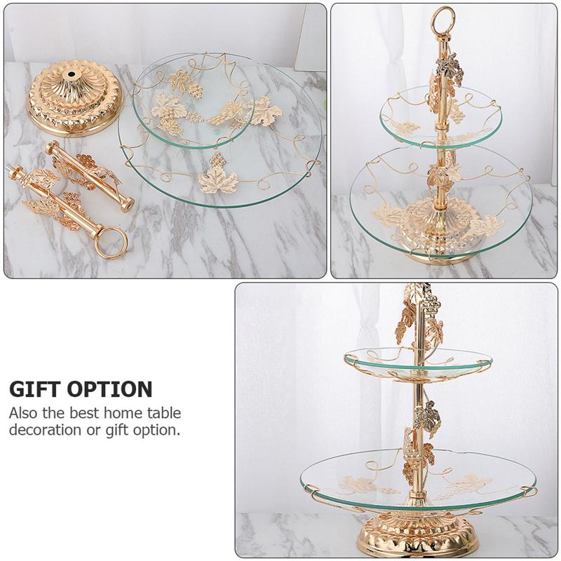 2 Lagen Desserts Plank Gebak Dienblad Cupcake Dess... – Vicedeal