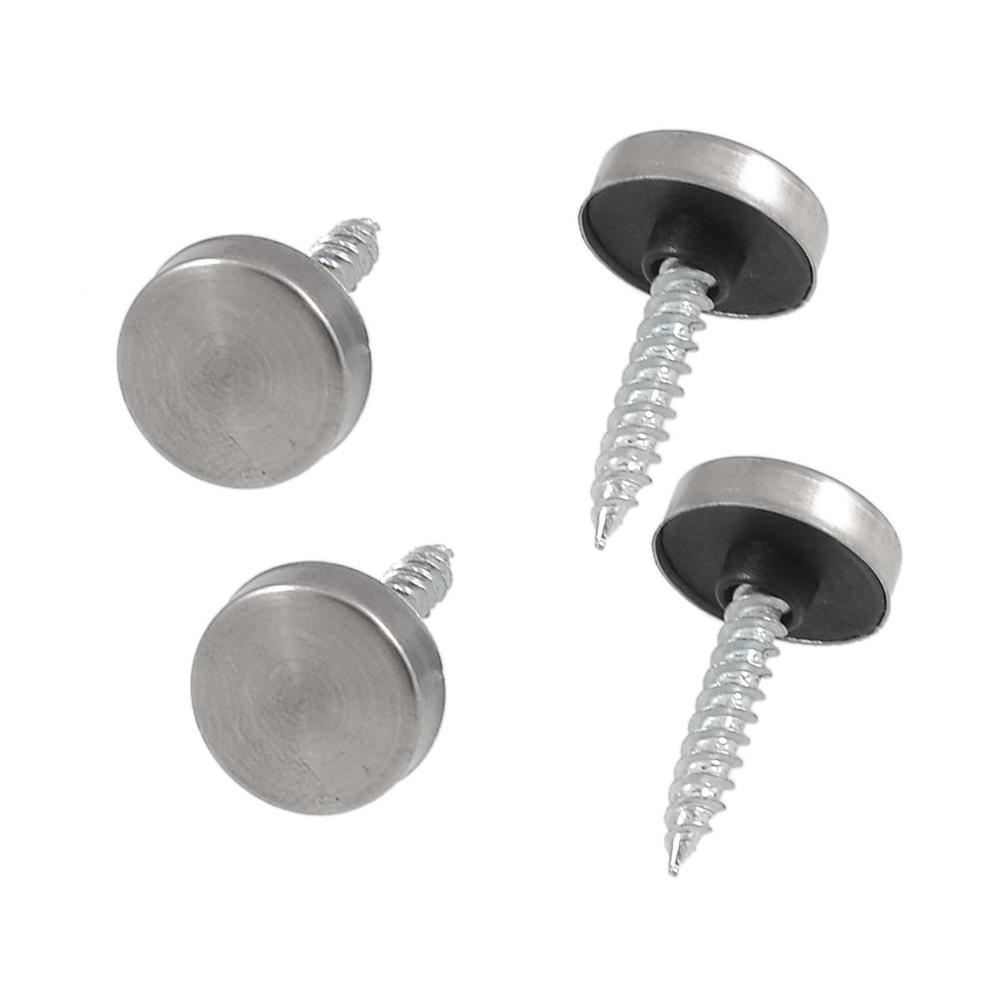 4 Pcs 20mm Dia Stainless Steel Cap Cover Decorativ... – Grandado