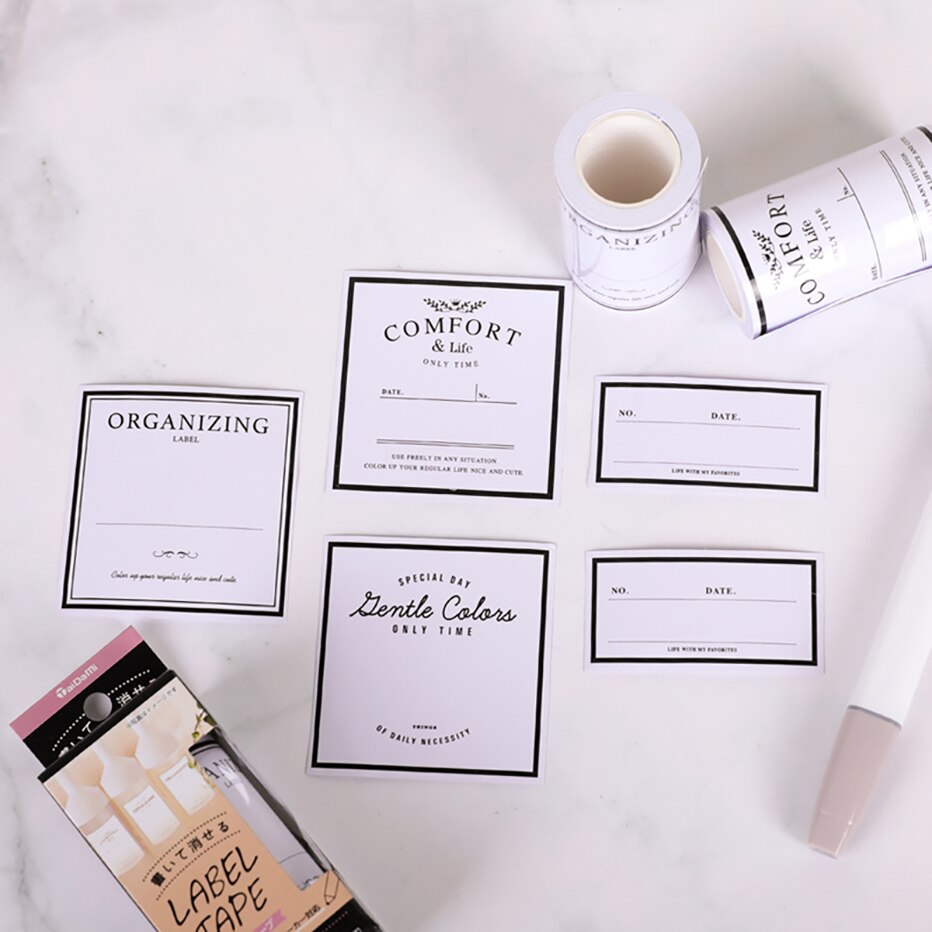 4 Kinds Label Tape Jar Can Container Label Sticker... – Vicedeal