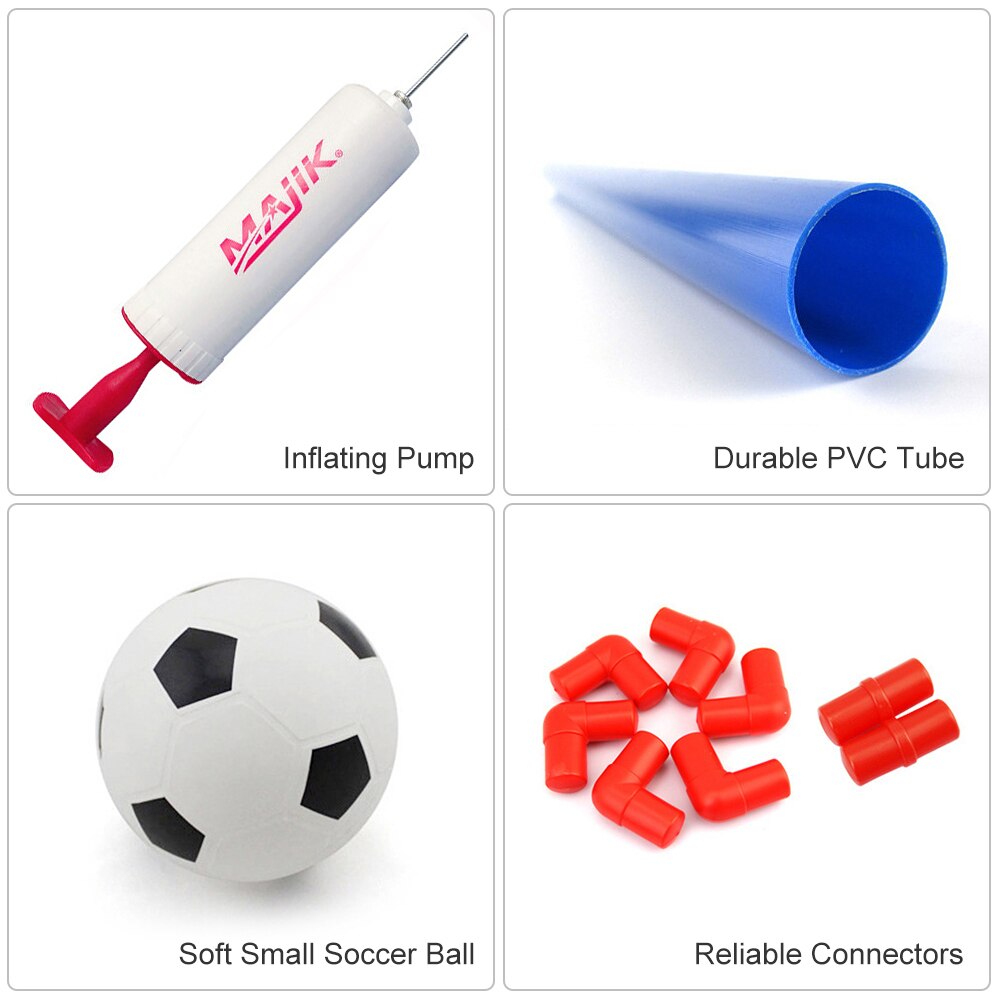 Kids Soccer Goal Set with Net Ball and Pump for In... – Grandado