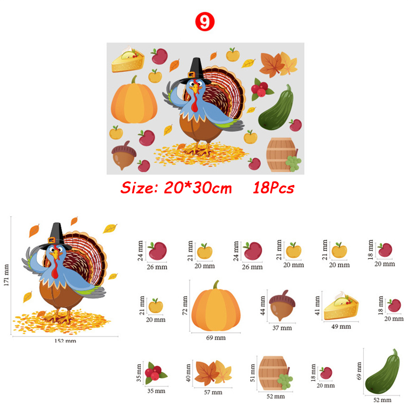 Hojas de ventana se aferra el Día de Acción de Gra... – Grandado