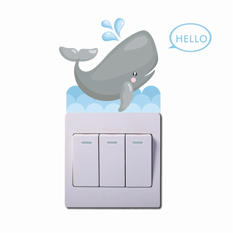 Cartoon Animals Switch Stickers For Kids Room Bedr... – Vicedeal