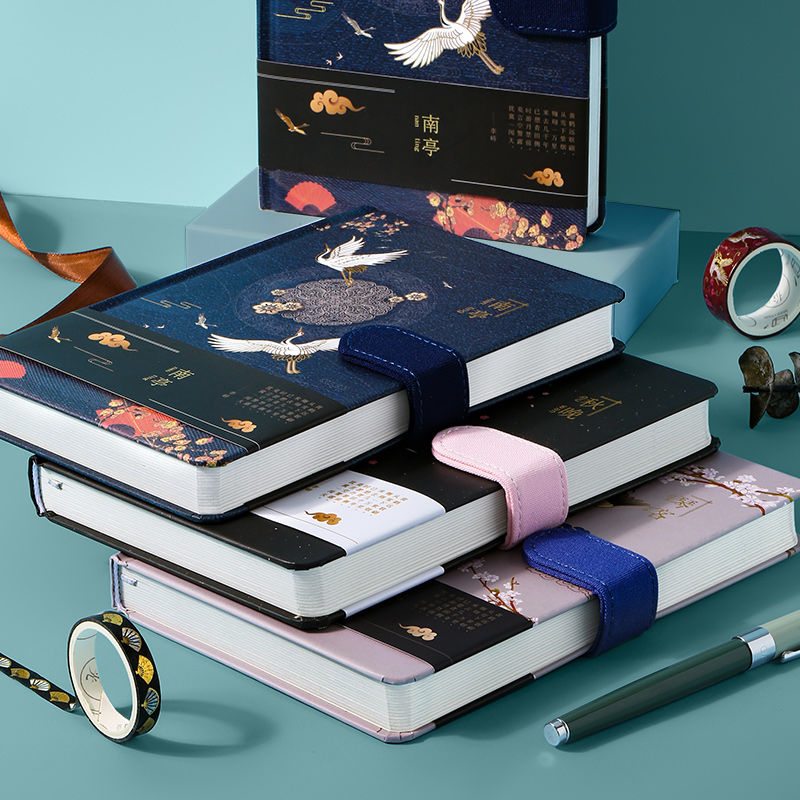 Chinese Antiquity Style Hardcover Diary Books Colo... – Grandado
