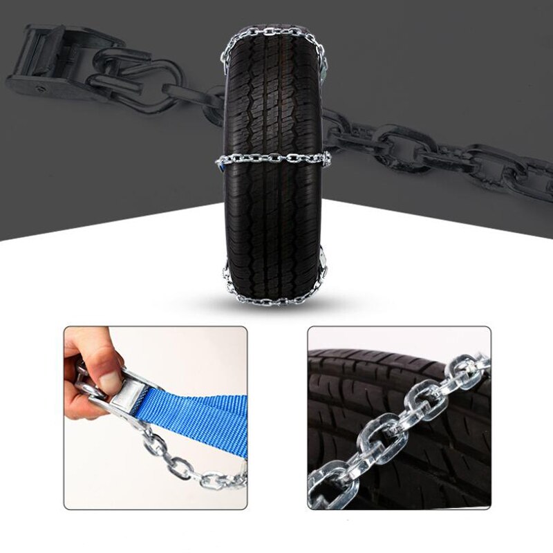 Auto Auto Eenvoudige Dikke Sneeuw Chain Lichtmetal... – Vicedeal
