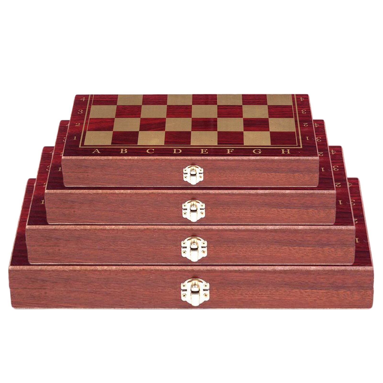 Wooden Chess Set with Storage Box, Crafted Folding... – Grandado