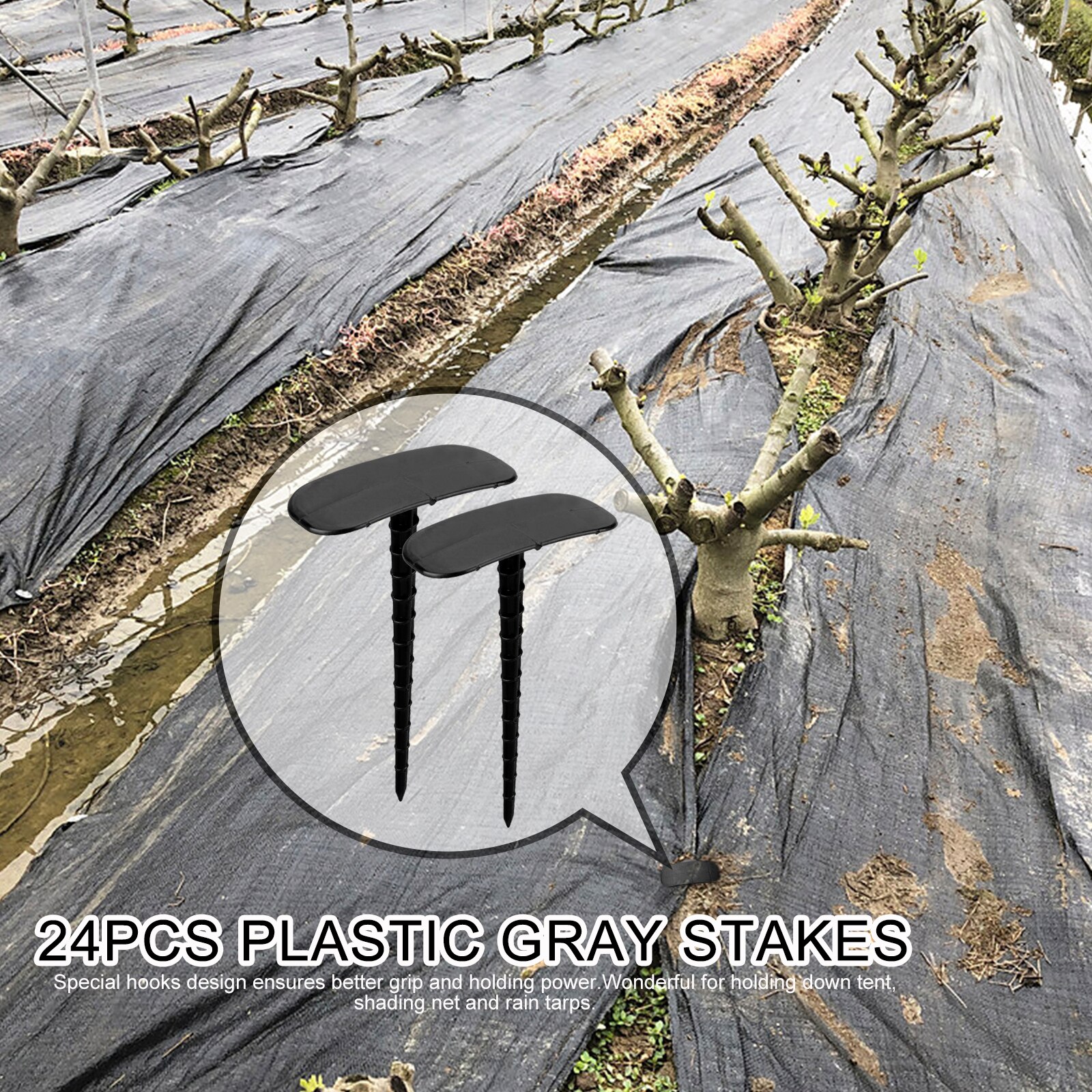 24 stk hage bakken spiker pp luke bakken klut fest... – Grandado