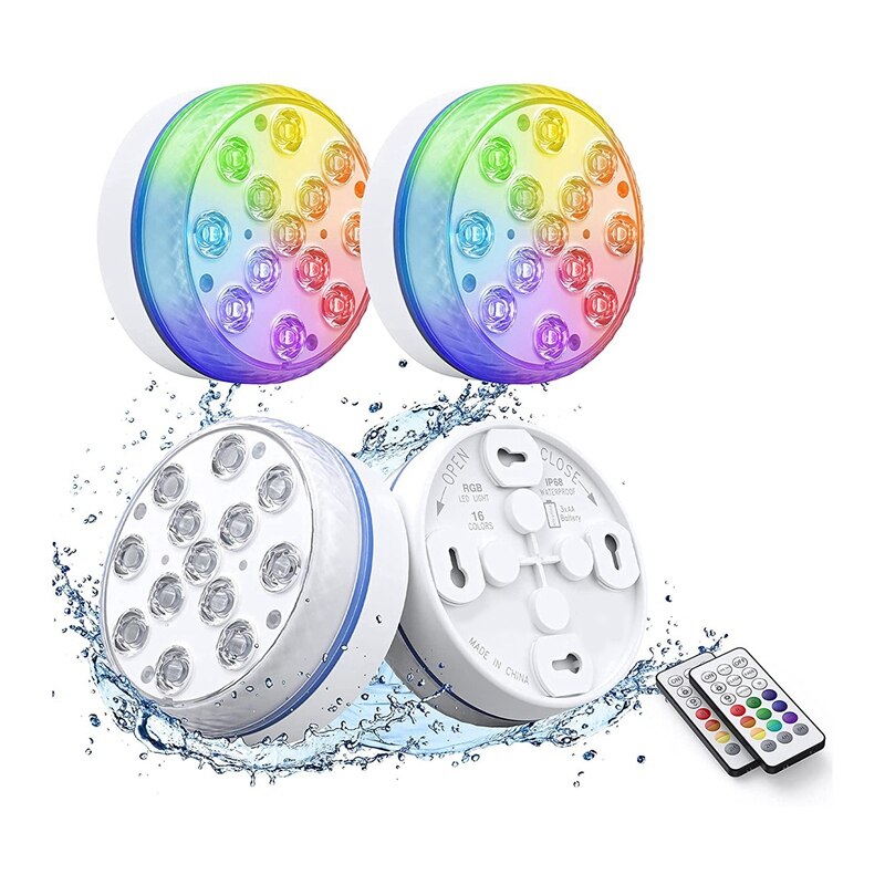 Tub Lights, Submersible LED Lights With RF Remote,... – Vicedeal