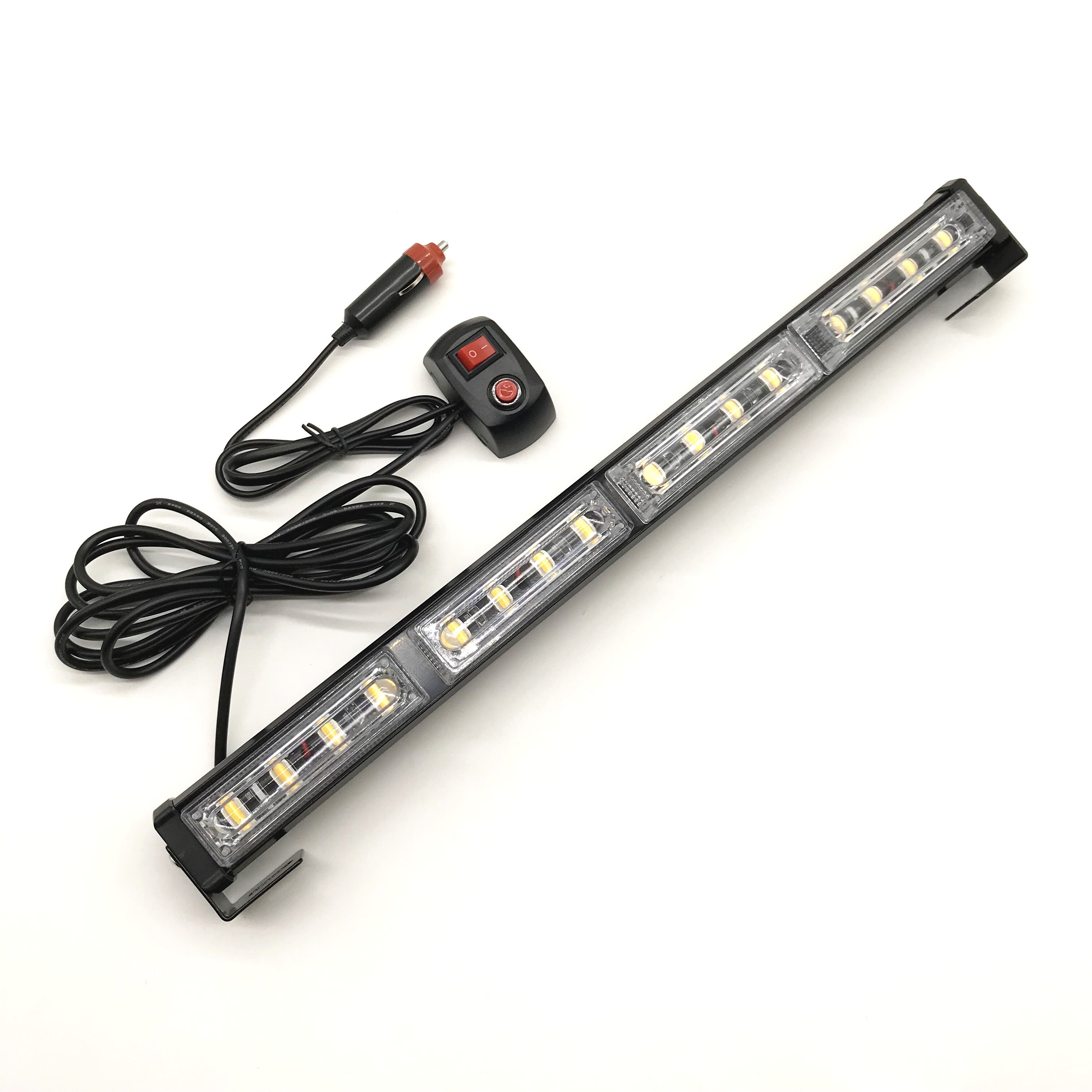Red Blue Yellow White 16 LED Car Emergency Strobe ... – Grandado