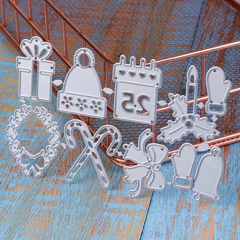 Christmas Alinacutle Cutting Dies Stick Candle Box... – Grandado